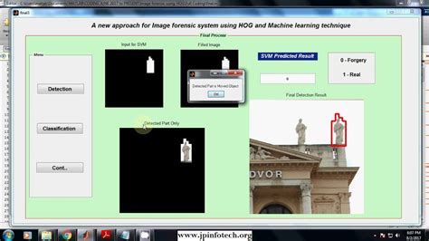 detection of copy move image forgery using histogram of orientated