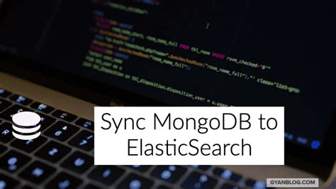 how to sync mongodb data to elasticsearch by using