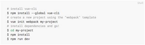 node js installation of vue cli how does it work stack overflow