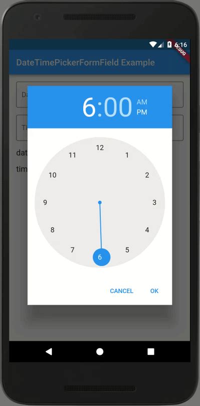 a flutter widget that wraps a textformfield and integrates the date
