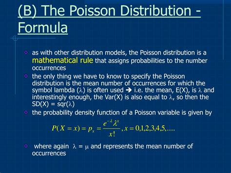 Ppt 6 10 Discrete Random Variables The Poisson Distribution