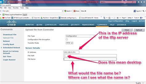 solved help backing up 2504 wlc files to tftp server cisco community