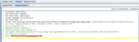 jmeter s cookies don t have the same data as in web browser stack