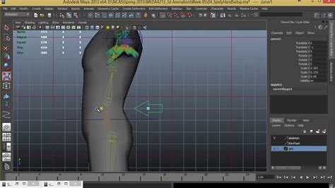 maya tutorial rigging 4 spine controls youtube