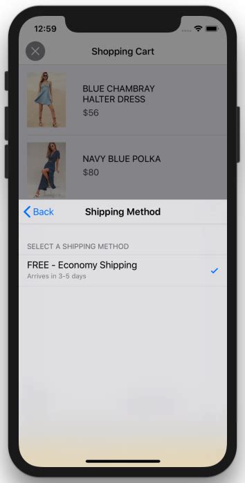 shopping app template for android and ios react native