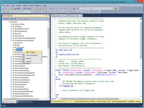 creating dml triggers microsoft sql server 2014