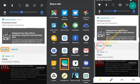 how to get the android p screenshot editor on any android