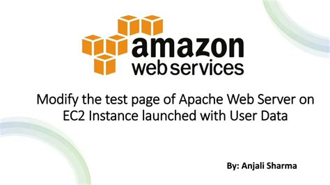 aws labs modify test page of apache web server on ec2 instance ec2