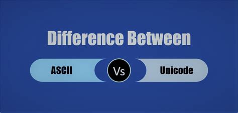 unicode vs ascii understanding the differences