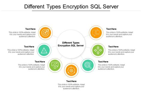 different types encryption sql server ppt powerpoint presentation ideas