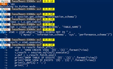 back up mysql view definitions — jesper s mysql blog