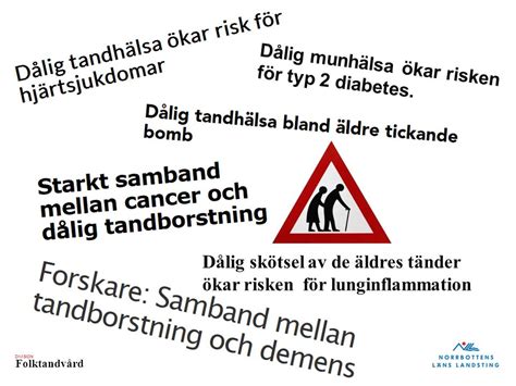 ”målet För Tandvården är En God Munhälsa… … För Hela Befolkningen