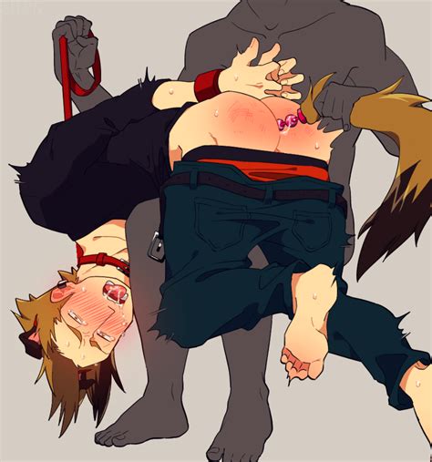 Rule 34 Ahe Gao Ass Bondage Buttplug Collar Domination Gay Domination