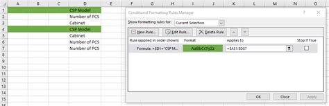 excel conditional formatting more text instances inside