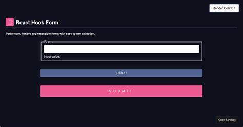 reset controlled example codesandbox