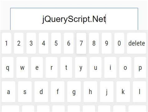 download qwerty numeric virtual keyboard plugin jquery