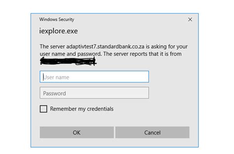 c ie windows security dialog appears to block selenium