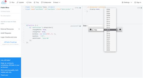 javascript set min max date of jquery datepicker stack overflow