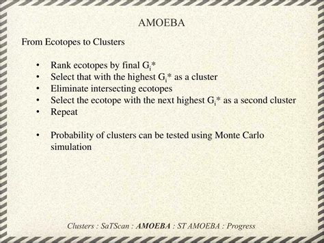 Ppt Spatio Temporal Cluster Detection Using Amoeba Powerpoint