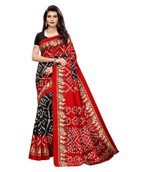 Tfc Black Bhagalpuri Silk Saree Buy Tfc Black Bhagalpuri Silk Saree