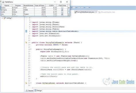 java swing table example examples java code geeks 2022