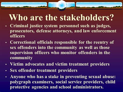 Managing Sex Offenders In The Community What You Need To Know Ppt