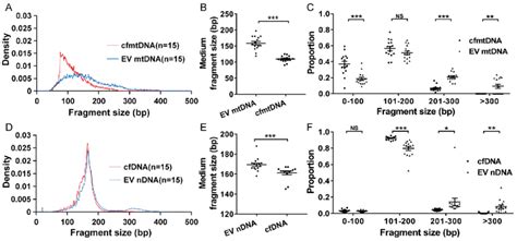 Distribution Of Dna Fragment Size In Plasma And Ev Samples A