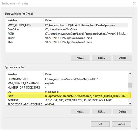 how to uninstall oracle database 12c from windows 10