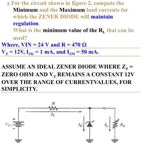 Solved For The Circuit Shown In Figure 2 Compute The Minimum And