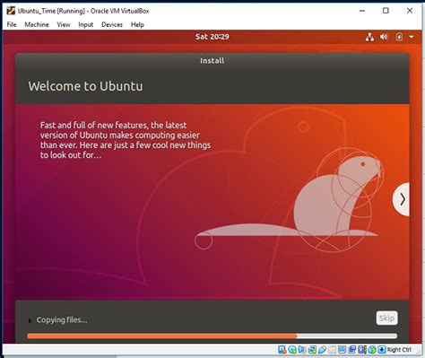 how to install ubuntu on windows 10 using virtualbox