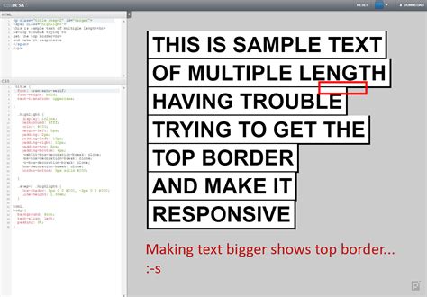 how to make text bigger in html