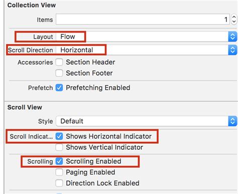 uicollectionview horizontal scroll horizontal layout gang of coders