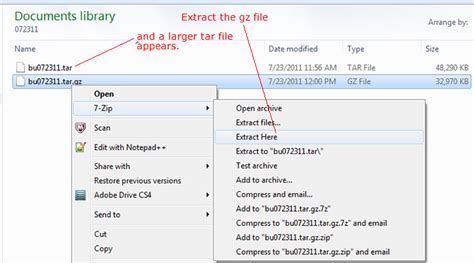 tutorial extracting a tarball a compressed tar file learn web tutorials