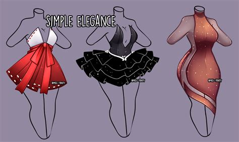 Simple Elegance Outfit Adopt [close] By Miss Trinity On Deviantart