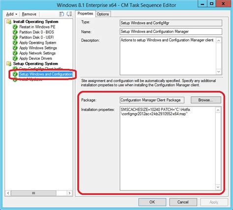 install kb2910552 hotfix for configmgr 2012 r2 client during osd