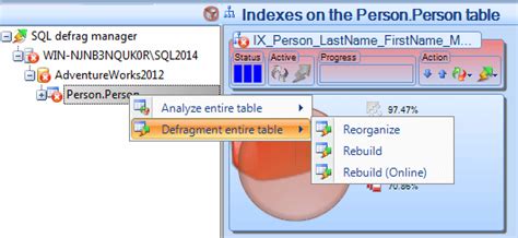 automating sql server fragmentation management