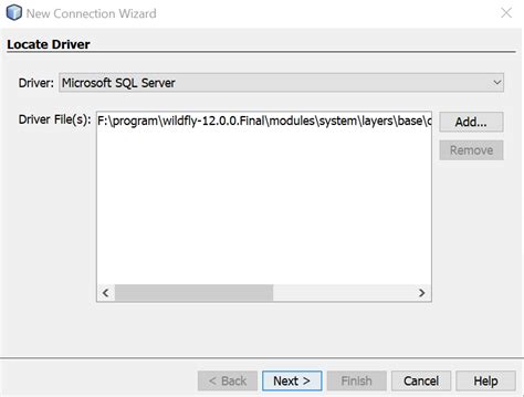 how to add sql server database on netbeans service