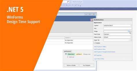winforms 5 design time enhancements