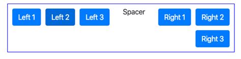 html flex toolbar wrapping while sticking to the left right side