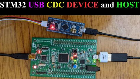 stm32 usb cdc host and device communicate using usb hal