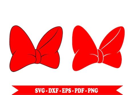minnie mouse svg staple svg red bow clip art in svg