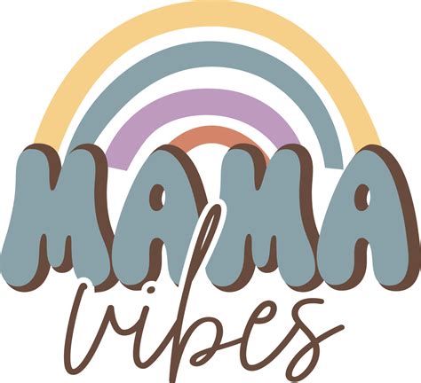 Mama Vibes Groovy Retro Mom Sublimation Mothers Day Design 23522720