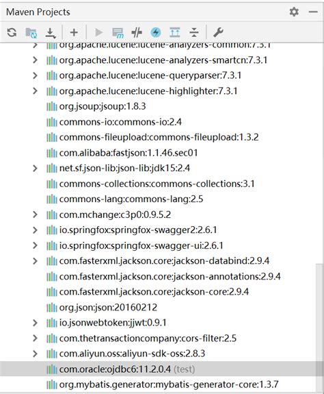 oracle mybatis generator java lang classnotfoundexception oracle jdbc