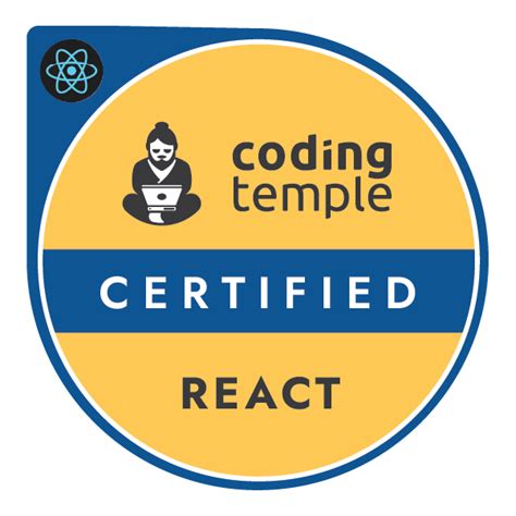 react certified credly