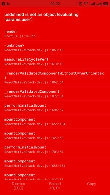 【基本解决】react navigation用tabnavigator出错：undefined is not an