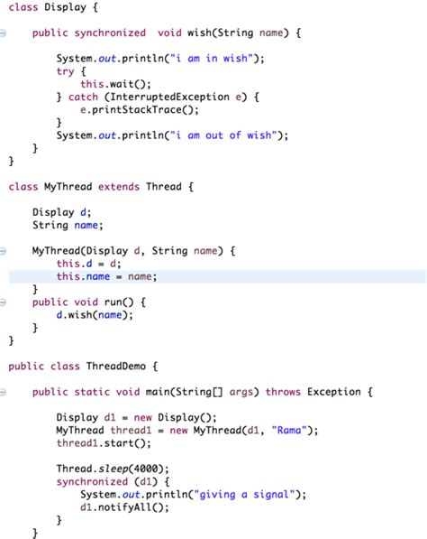 java 19 inter thread communication via wait notify notifyall