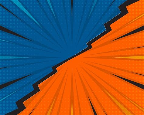 Flat Cartoon Comic Background Pop Art Comic Background Fight