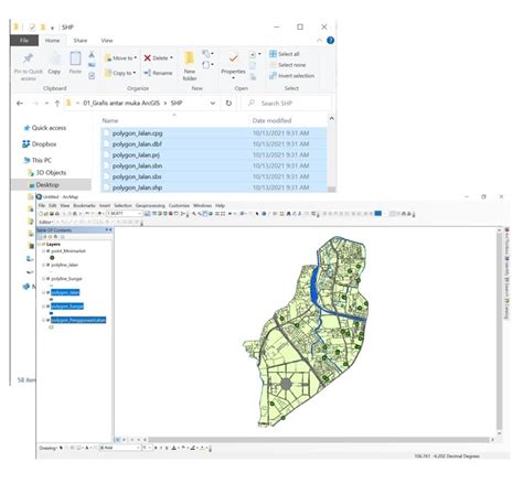 cara input shp di arcgis gispedia