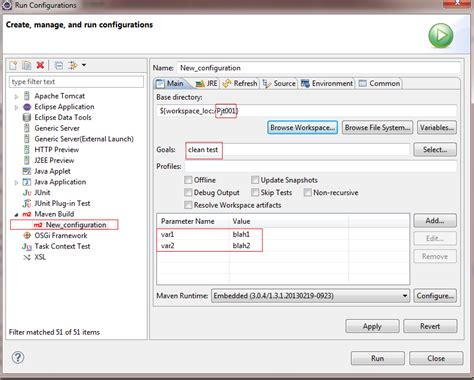 eclipse passing data strings from maven to java junit