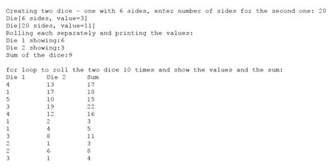 solved 3 die java and dicetester java implement a class
